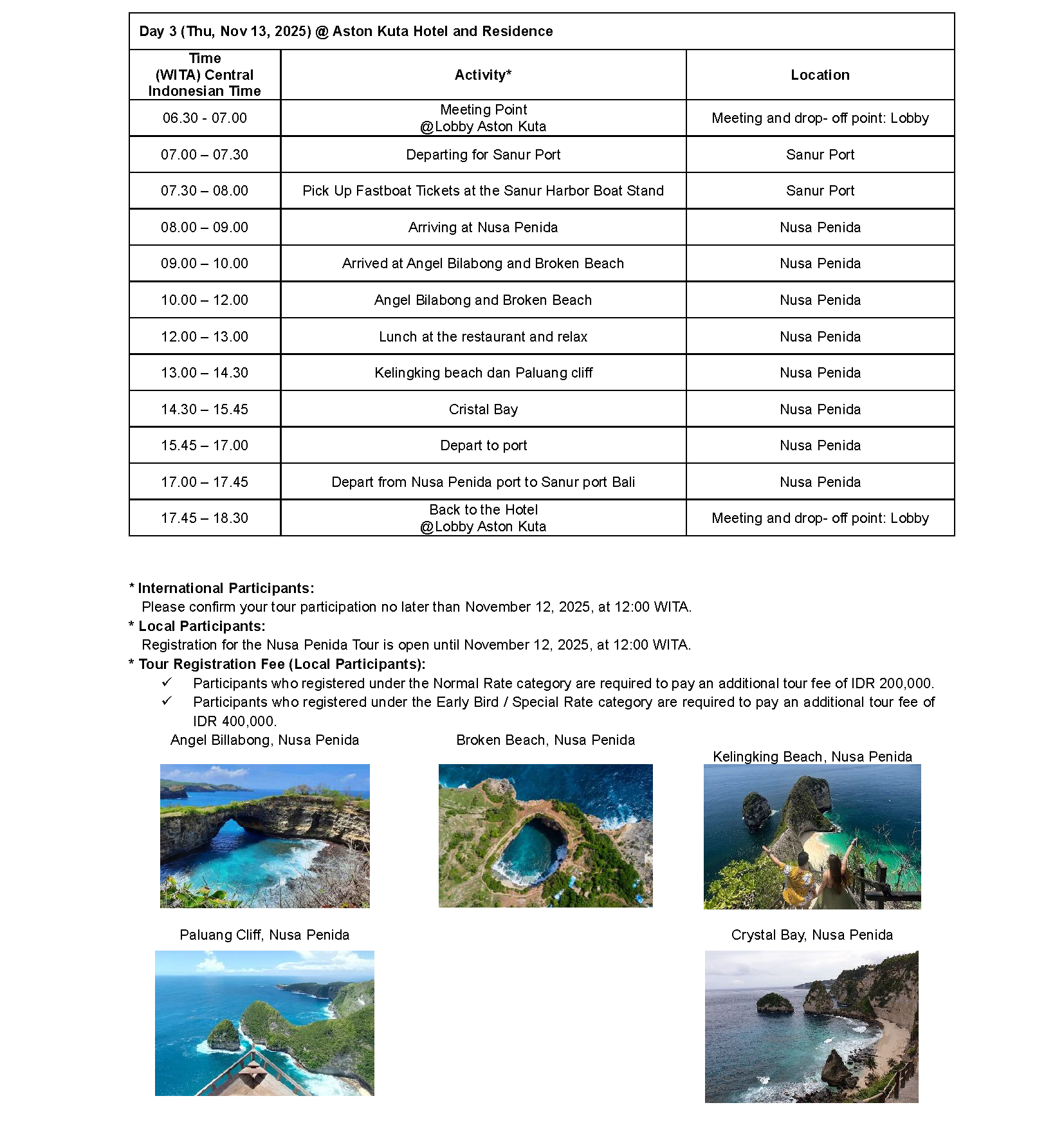 PROGRAM – TIMEE 2025